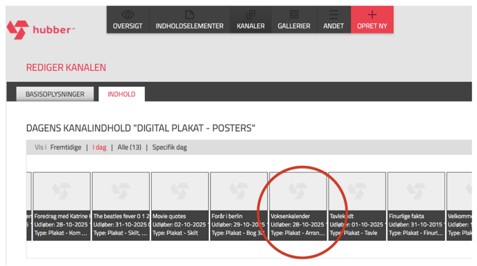 Plakat - Eventkalender